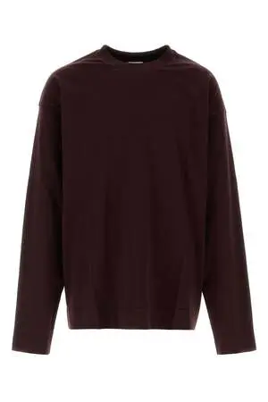 Dries Van Noten Grape Cotton Oversize Hegland T-shirt - Purple