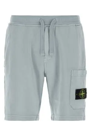 Stone Island Cotton Bermuda Shorts - Blue