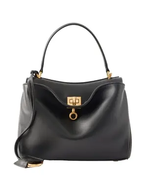 Balenciaga Rodeo Mini Leather Tote - Black