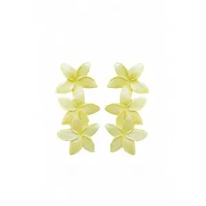 SUNSET MAGIC STUDIO Coco Colada Floral Statement Earrings