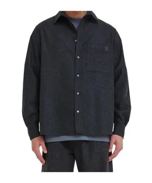 DARKPARK Serge Long Sleeved Shirt - Black