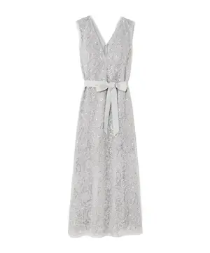 Huishan Zhang Esma Grosgrain-trimmed Embellished Tulle Gown - No