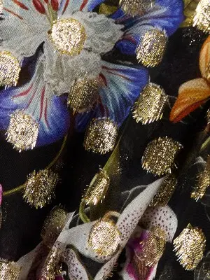 Borgo De Nor Embroidered Floral Blouse