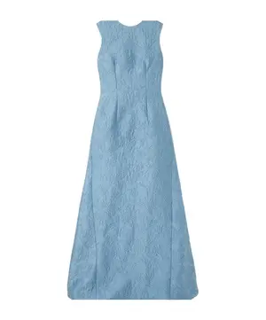EMILIA WICKSTEAD Open-back Cloqué Maxi Dress - No