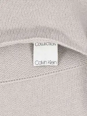 Calvin Klein Detailed Knitted Jumper With Scarf - No