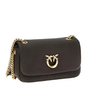 Pinko Love Birds Foldover Top Shoulder Bag