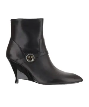 Pinko High-heeled Ankle Boots - Black