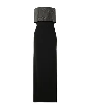 Solace Strapless Evening Gown - Black