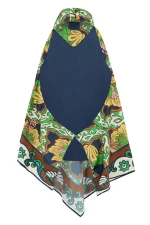 ALEMAIS Floral Halterneck Top