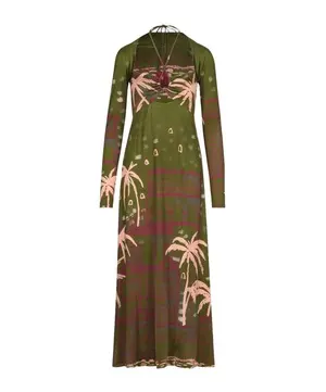 Johanna Ortiz Tropical Print Maxi Dress - No