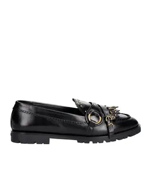 Pinko Round-toe Loafers - Black