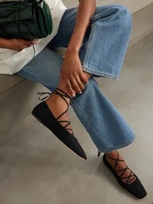 LOEFFLER RANDALL Grosgrain Ballet Flats