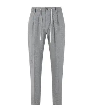 Eleventy Drawstring Casual Pants - Grey