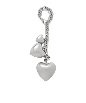 Assouline The Puffy Heart Silver-tone Bag Charm - No