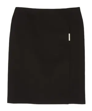 MUGLER Wrap Skirt - Black