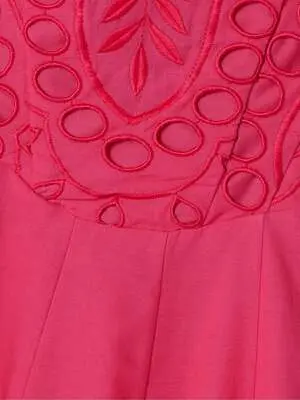 Charo Ruiz Ibiza Cotton-blend Midi Dress