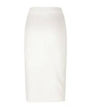 TOM FORD Elasticated Waistband Midi Skirt - White