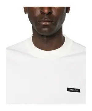Prada Long-sleeved Cotton T-shirt