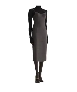 MUGLER Midi Lingerie Dress