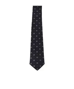 Saint Laurent Pointed Tie - Black