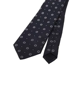 Saint Laurent Pointed Tie - Black