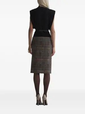 MUGLER Jersey Frame Top