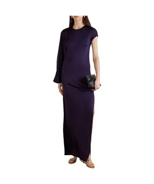 Galvan Roman Asymmetric Jersey Gown