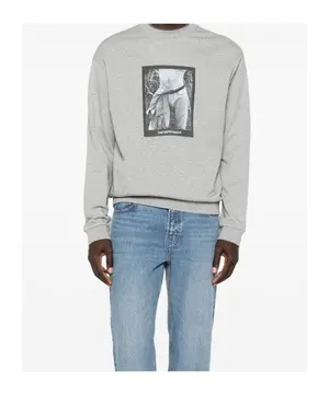 Emporio Armani Graphic Print Crewneck Sweatshirt