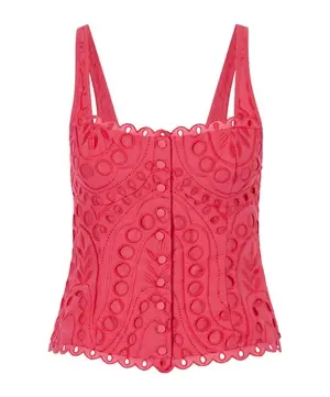 Charo Ruiz Ibiza Cutout Top - Red