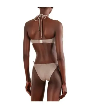 Lisa Marie Fernandez Cotton-blend Terry Bandeau Bikini