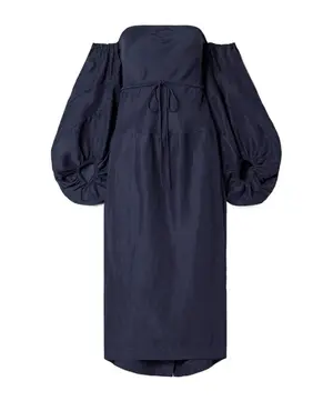 Rosie Assoulin Off-the-shoulder Balloon Sleeve Midi Dress - No