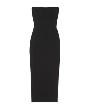 Alex Perry Callan Strapless Crepe Midi Dress - No