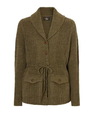 Ralph Lauren Cotton Linen Knit Sweater - Green