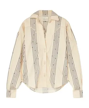 Johanna Ortiz Printed Cotton-poplin Shirt - No