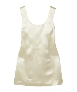 KALLMEYER Eloise Satin Mini Dress - Nude