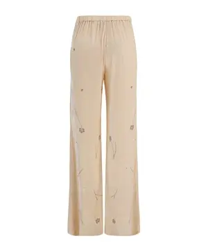 FORTE_FORTE Flared Casual Trousers