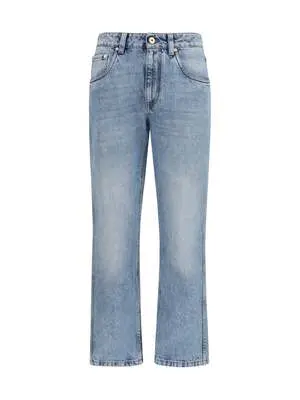 Brunello Cucinelli Straight Five-pocket Denim Pants - Blue