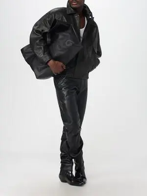 Saint Laurent Leather Trousers