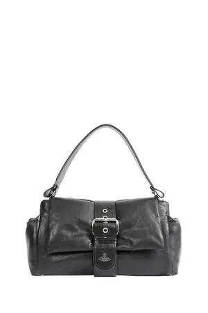 VIVIENNE WESTWOOD Hazel Xl Treasure Handbag - Black