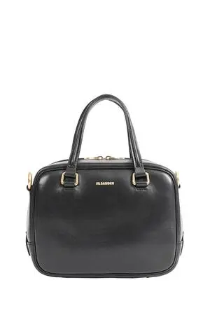 JIL SANDER Small Leather Vision Bag - Black