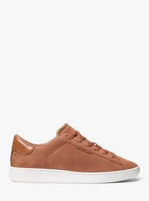Michael Kors Reign Leather Lace-up Sneakers - Brown