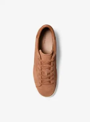 Michael Kors Reign Leather Lace-up Sneakers - Brown