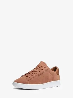 Michael Kors Reign Leather Lace-up Sneakers - Brown