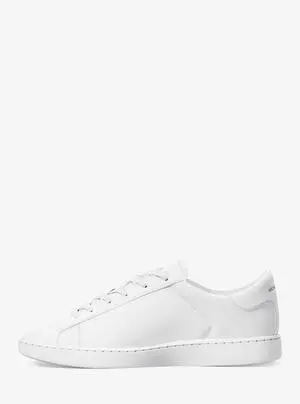 Michael Kors Reign Leather Lace-up Sneakers - White