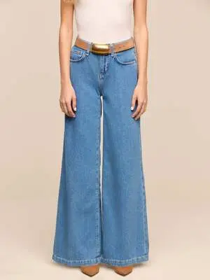 L'Agence Petite Quincy Wide-leg Jean - Wilton