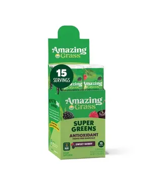 AMAZING GRASS Greens Blend Antioxidant: Super Greens Powder With Spirulina - No Color
