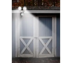 MAXSA Innovations Solar-powered Dual-head Led Security Spotlight