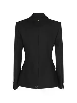 DONDUP Double-breasted Blazer With Gold-tone Accents