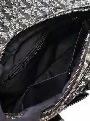Dior 2000s Trotter Shoulder Bag - Black