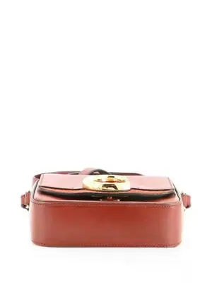 Chloé C Flap Bag Leather Mini Crossbody Bag